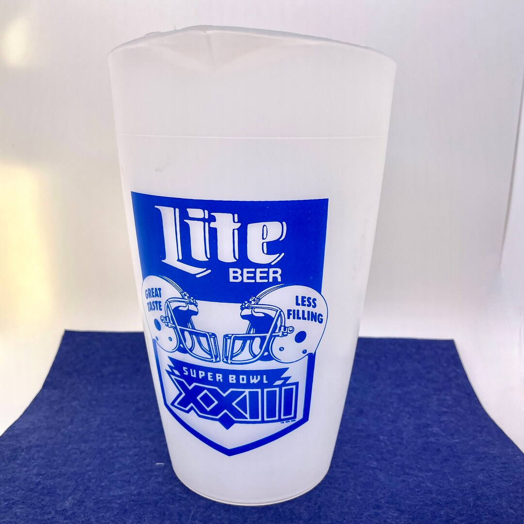 Vintage Miller Lite Plastic Pitcher Super Bowl XXIII Tastes - Etsy