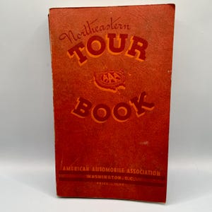 1938 AAA Northeastern Tour Book - Etsy