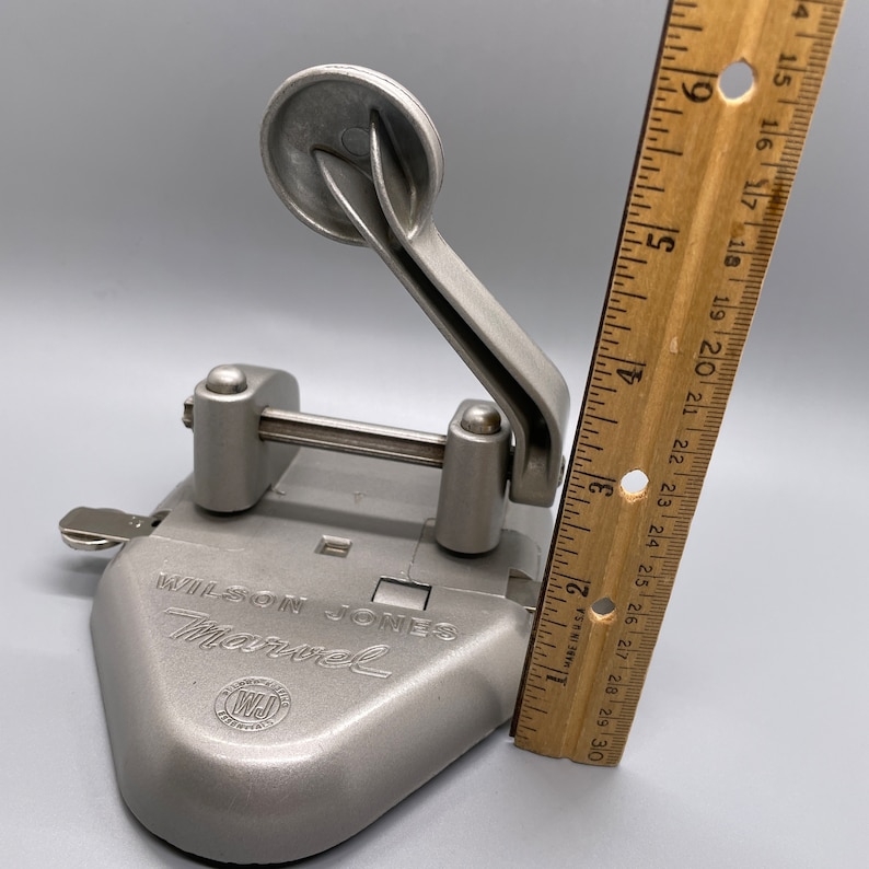 1970s Wilton Jones Marvel Punch. Two Hole Office Paper Punch - Etsy