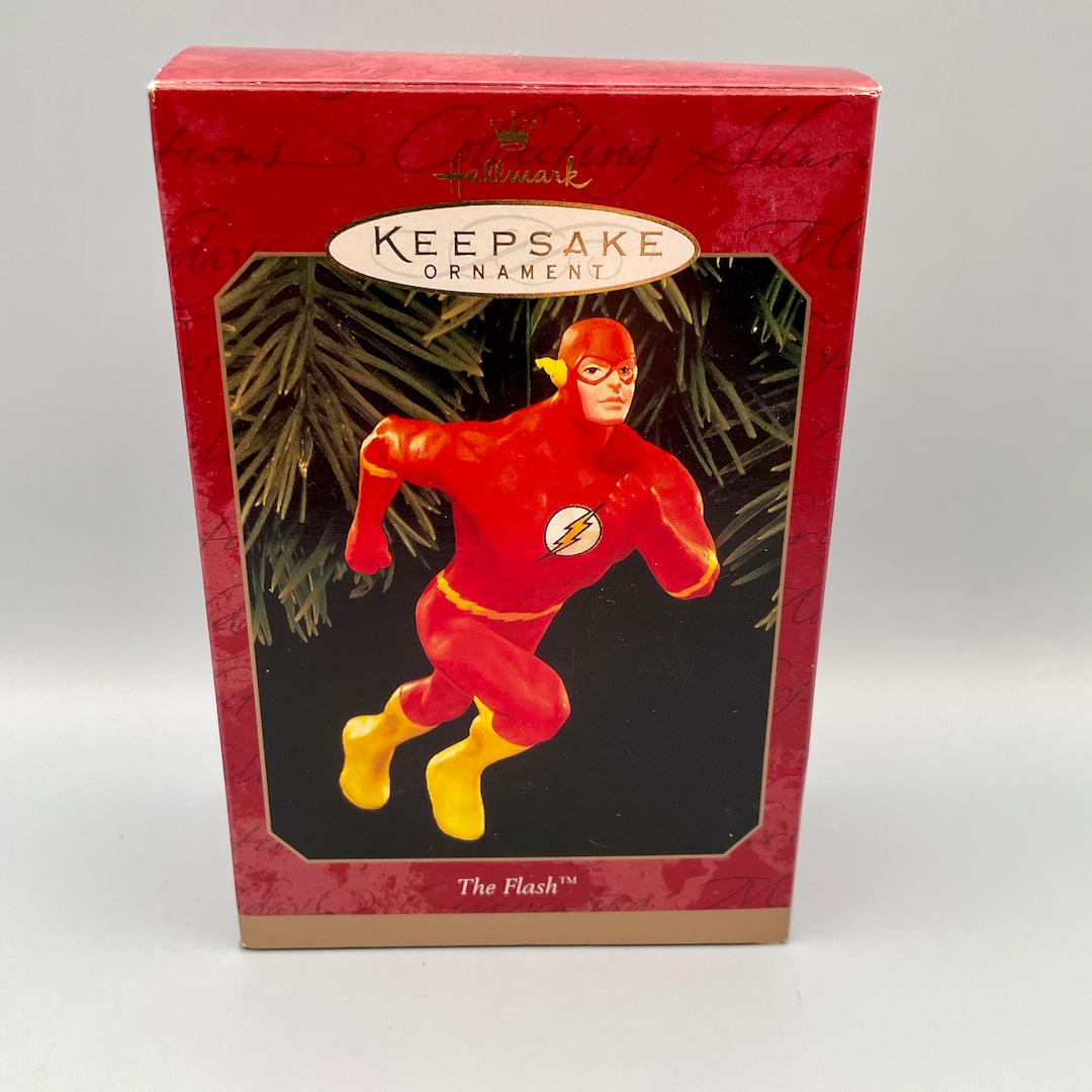 1998 Hallmark DC the Flash Keepsake Ornament With Original Box - Etsy