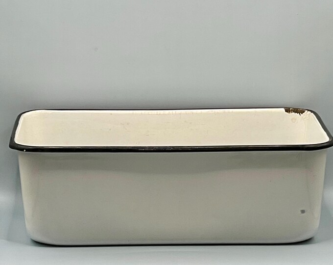 Vintage Enameled Rectangular Refrigerator Pan - Etsy