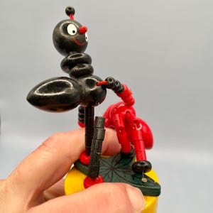 Ant Wood Push Puppet, Collapsing Dancing Ant Toy - Etsy