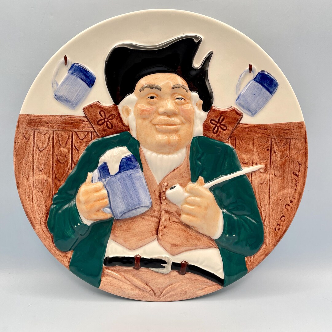 Davenport Pottery Toby Fillpot Collector Plate - Etsy