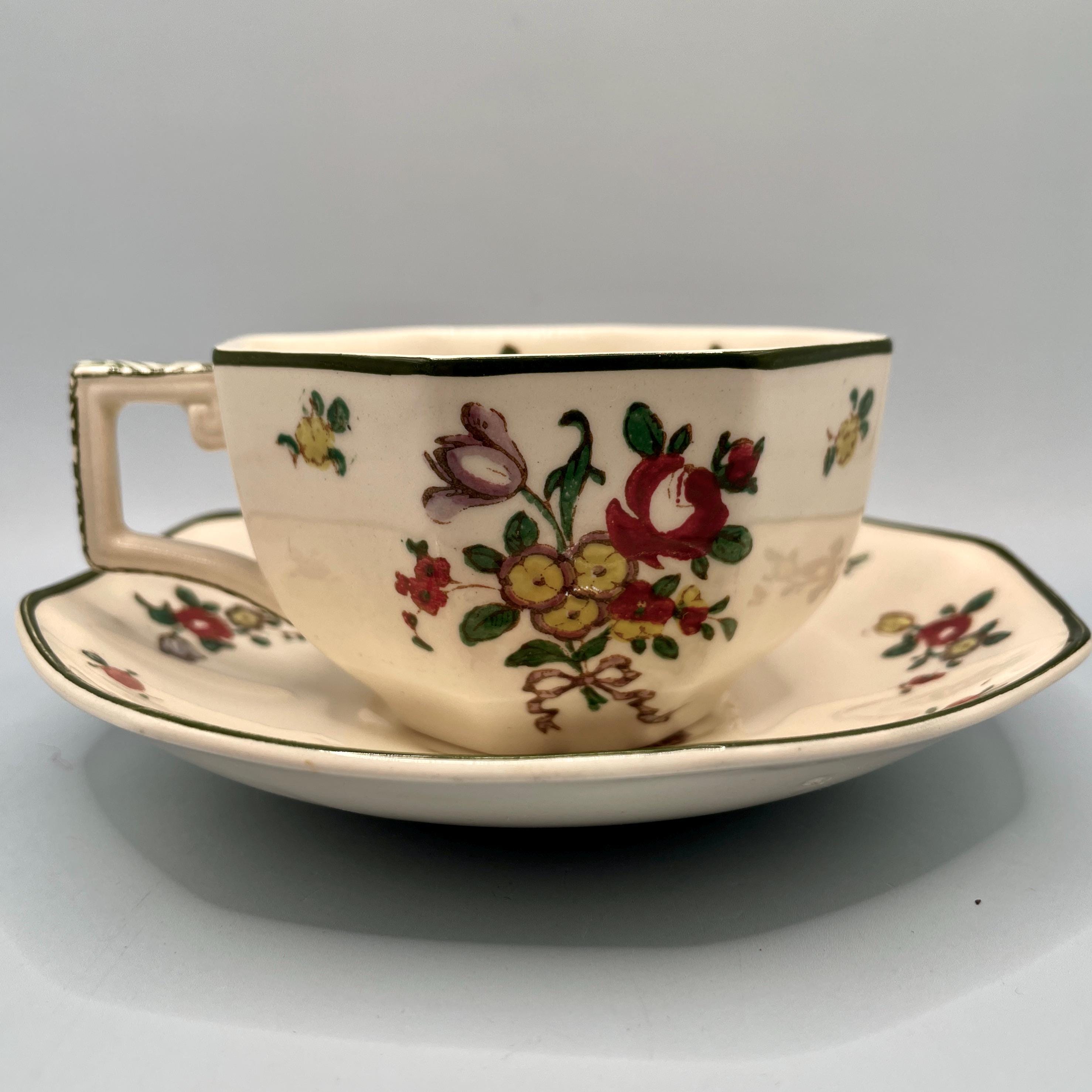 Royal Doulton Old Leeds Sprays Tea Set - Etsy