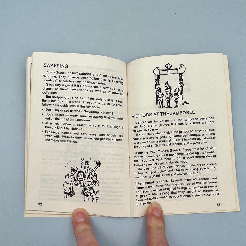 1977 Boy Scout Jamboree Guide Booklet - Etsy