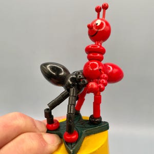 Ant Wood Push Puppet, Collapsing Dancing Ant Toy - Etsy