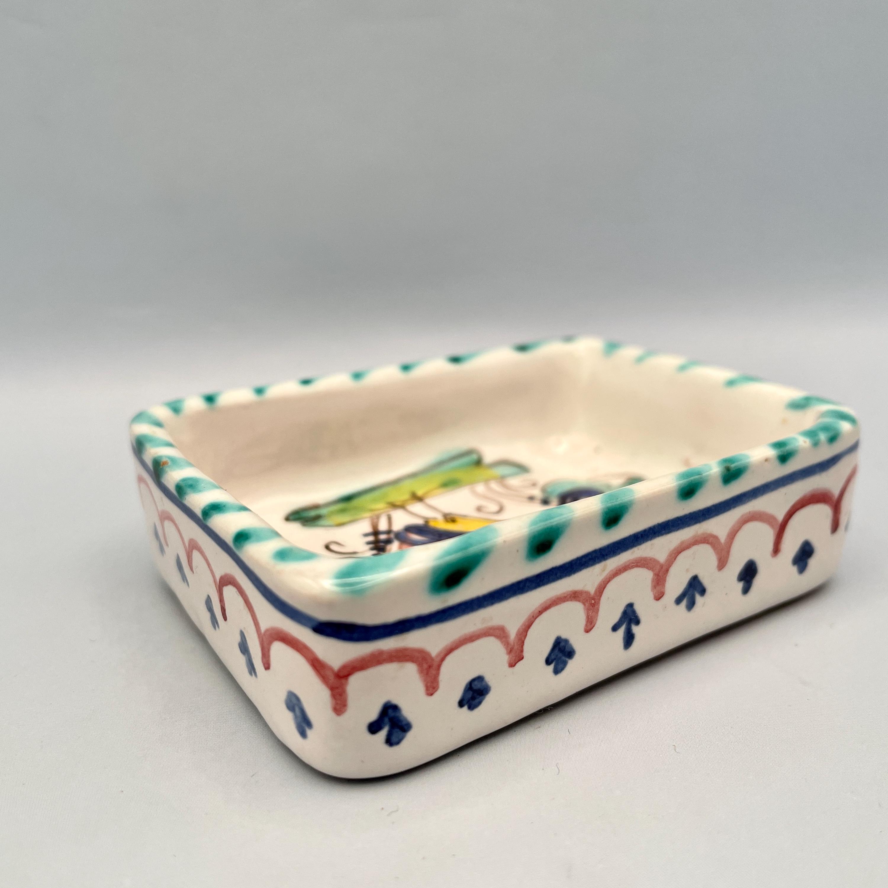 Vintage Italian Perugia Pottery Rooster Dishes - Etsy