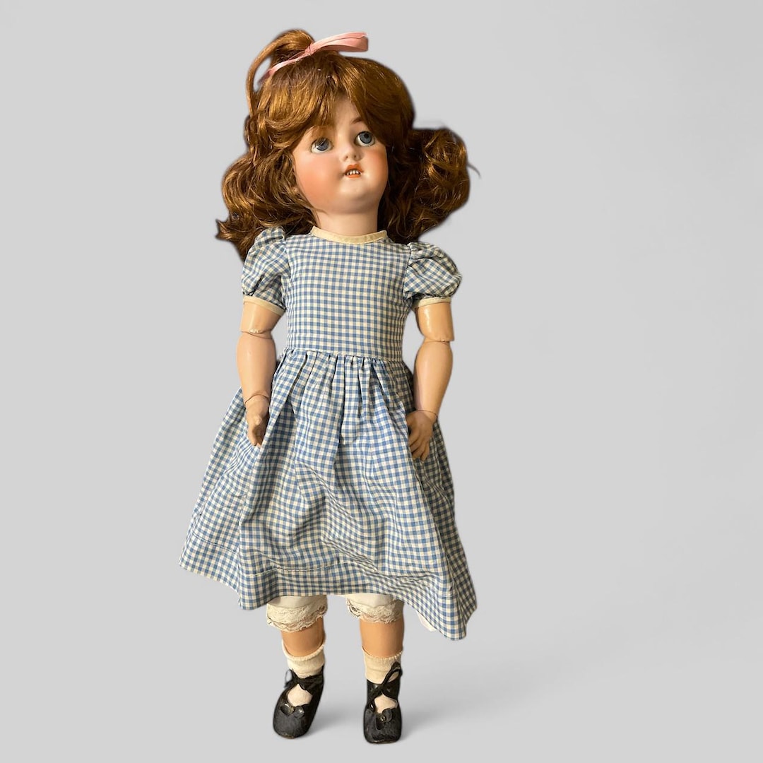 German Doll, Porcelain Head and Composite Articulated Body - Etsy