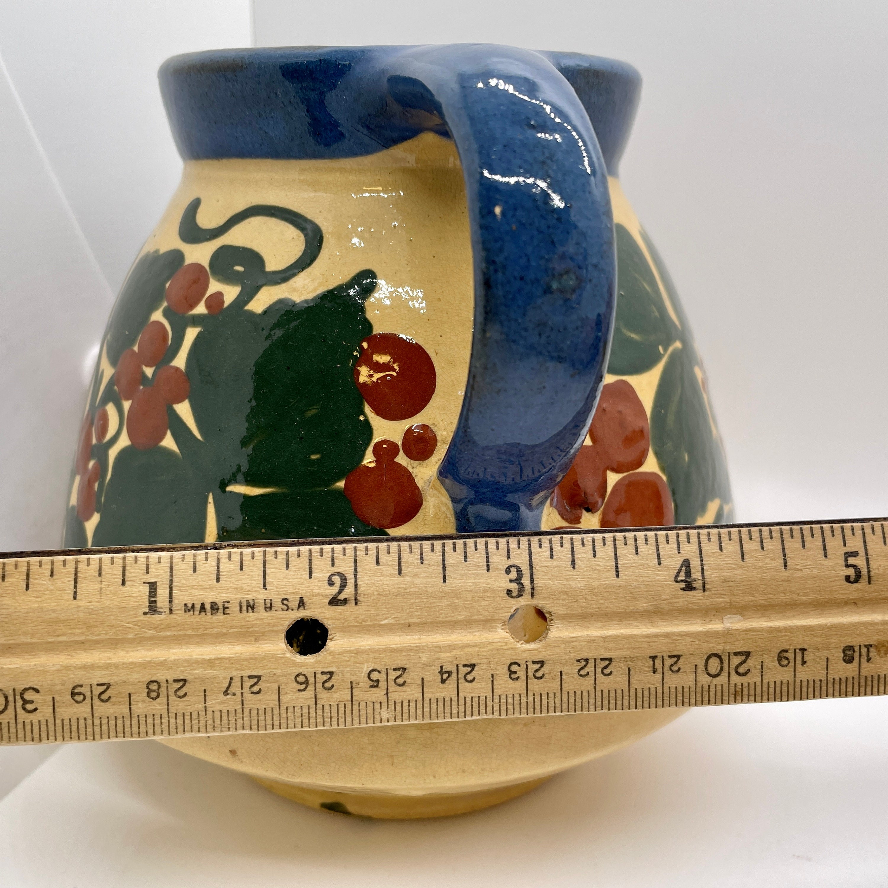 Vintage Erphila Pottery France Pitcher Vase Vintage French | Etsy