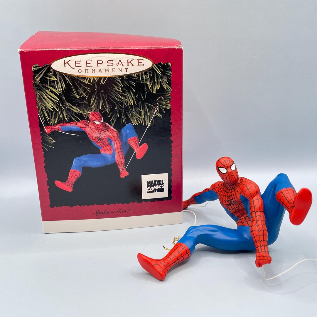 1996 Hallmark Marvel Comics Spider Man Keepsake Ornament With Original ...