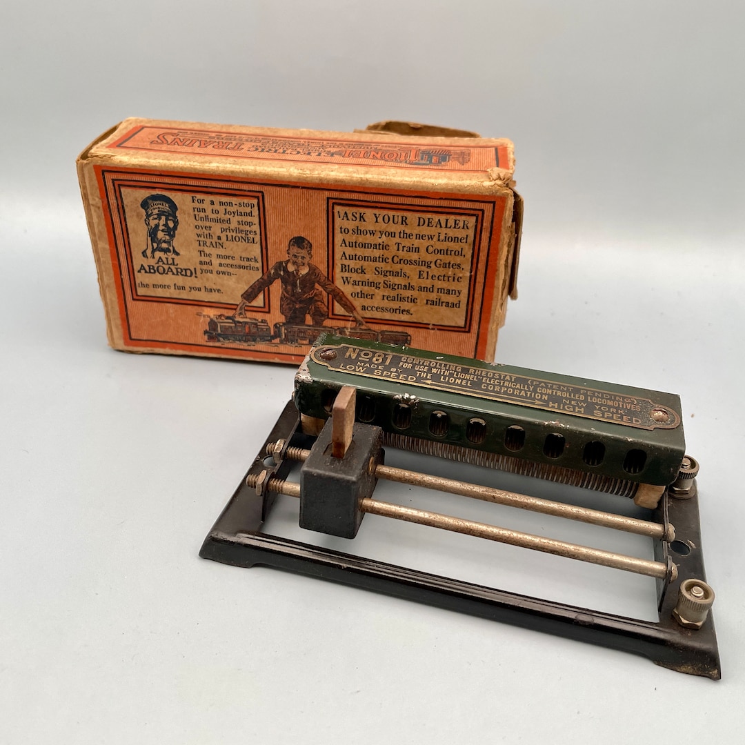Pre War Lionel NO 81 Rheostat in Original Box, Vintage Toy Train ...