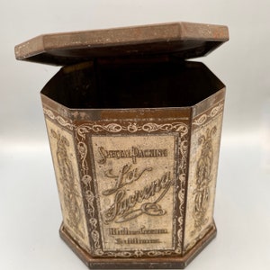 Antique LA SUCRENA Octagonal Hinged Cigar Tin - Etsy