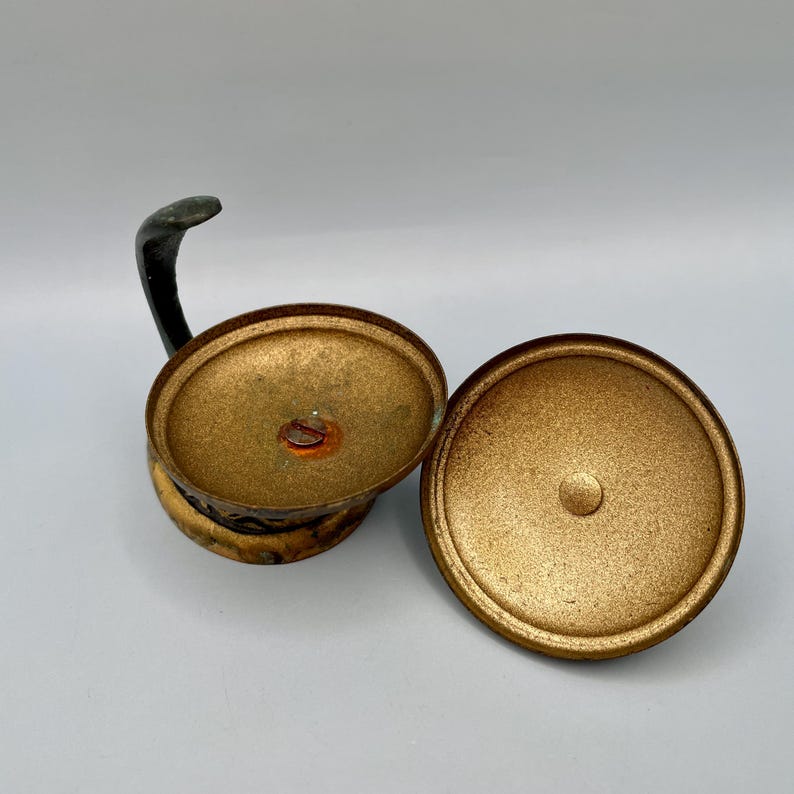Hakuli Enameled Brass Saccharine Server: Sweets Box - Etsy