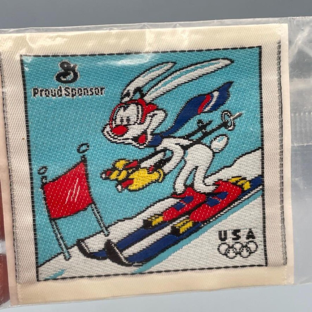 Trix Rabbit Olympic Skiing Cloth Patch or Sticker - Etsy
