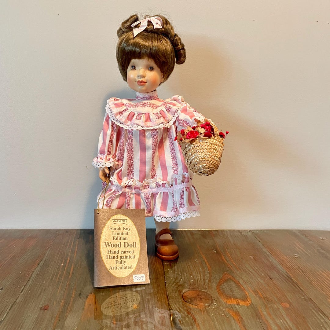 ANRI Sarah Kay Wooden Doll - Rebecca - Etsy