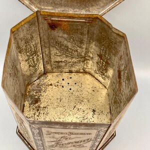 Antique LA SUCRENA Octagonal Hinged Cigar Tin - Etsy