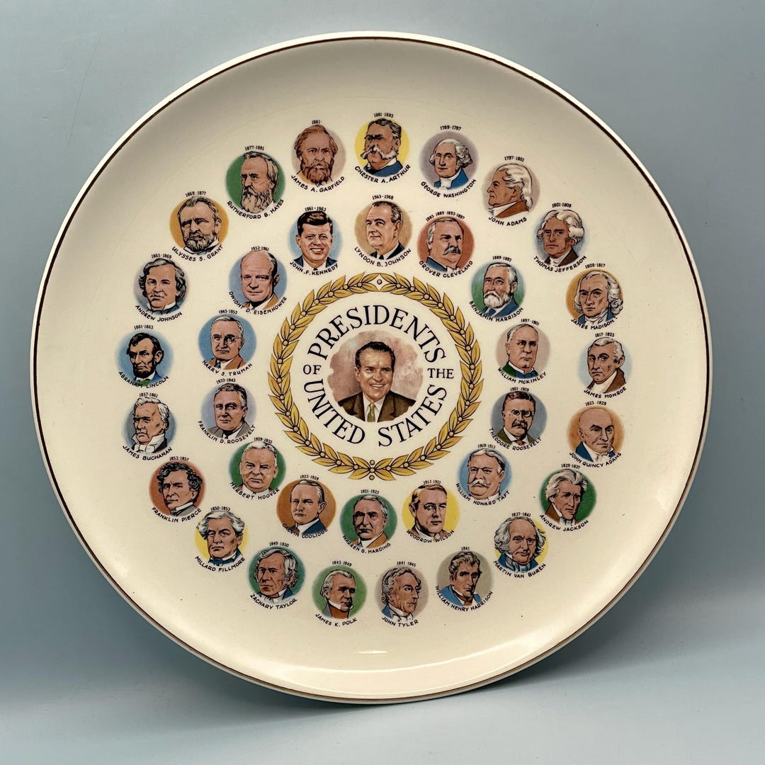 President Richard Nixon Plate Collector Plate - Etsy