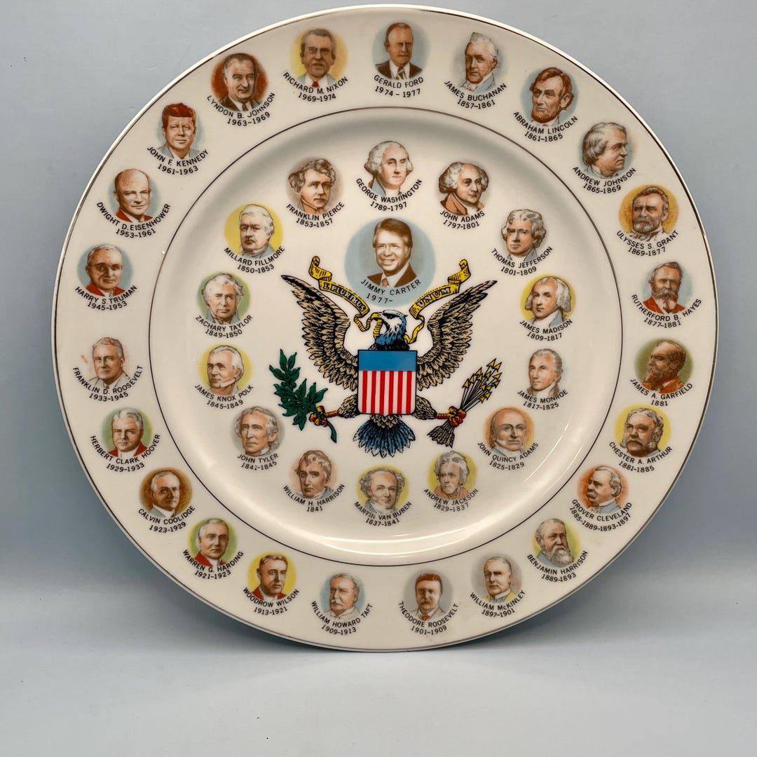 President Jimmy Carter Collector Wall Plate - Etsy
