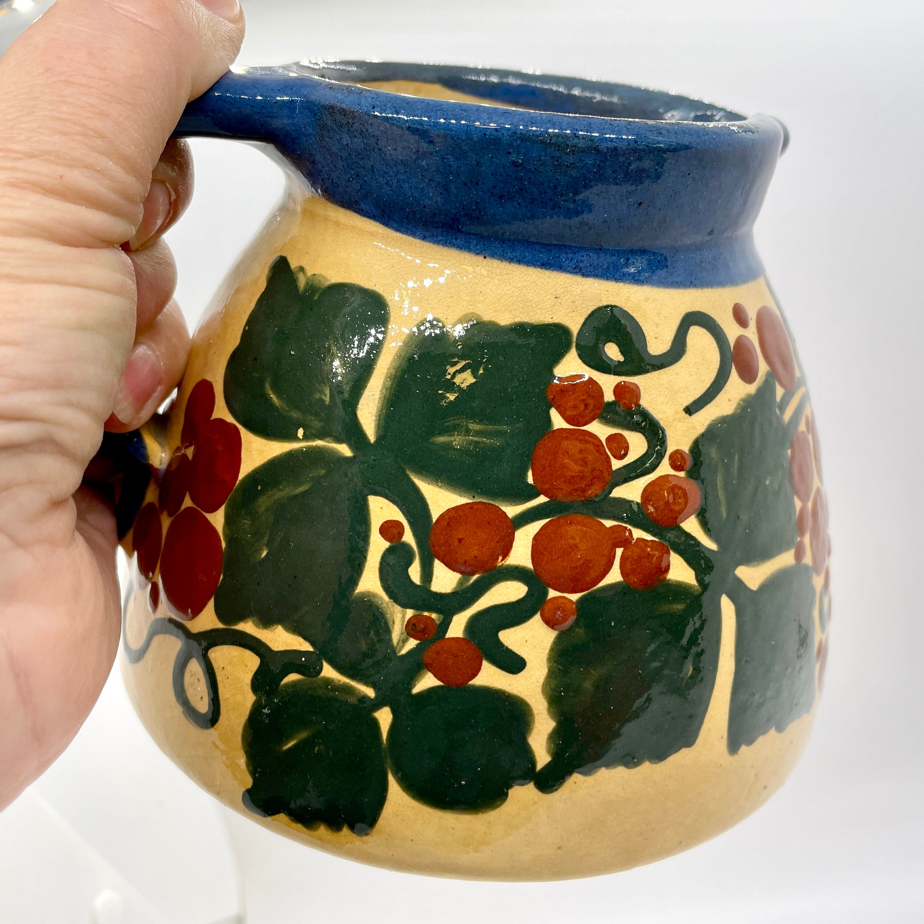 Vintage Erphila Pottery France Pitcher Vase Vintage French | Etsy