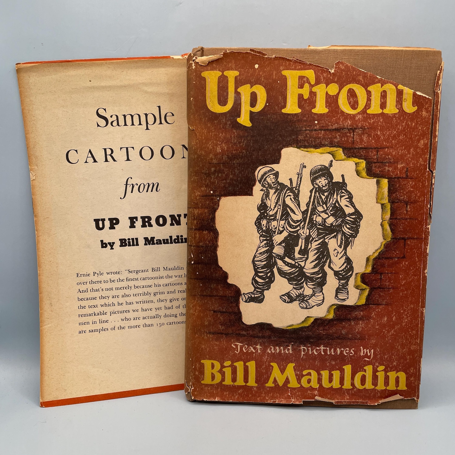 Up Front First Edition Hardcover Book by Bill Maudlin: and Sample ...