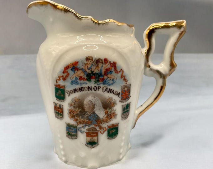 Queen Victoria Dominions of Canada Pitcher - Etsy