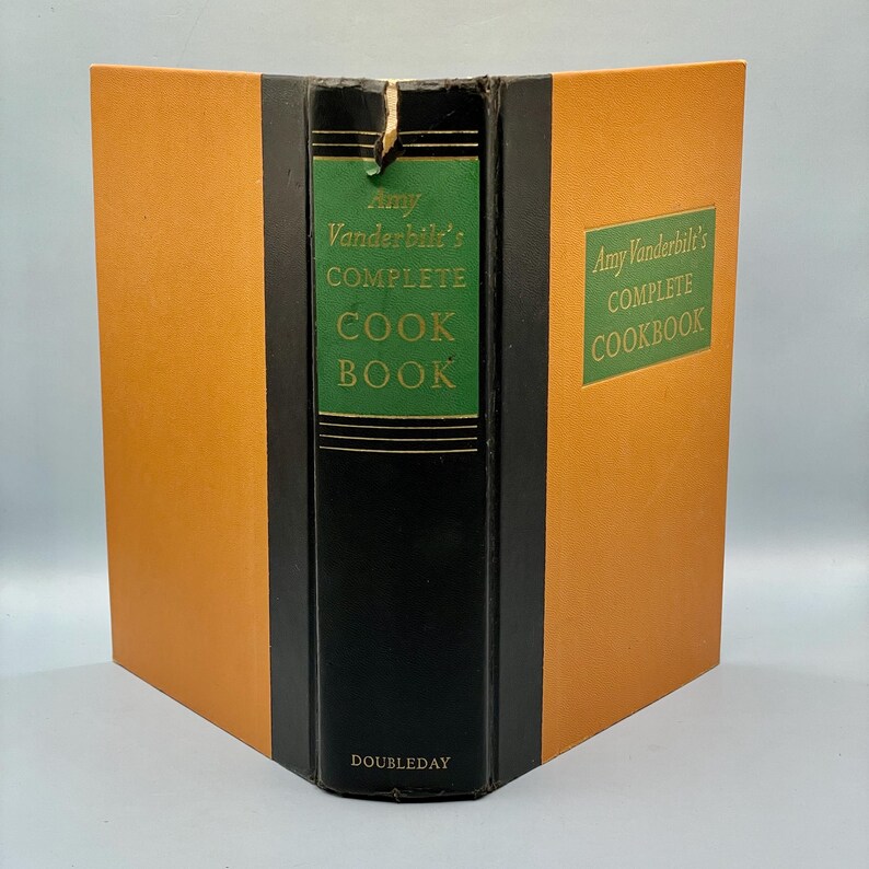 Vintage Amy Vanderbilt's Complete Cookbook, 1961 Book Club Edition - Etsy