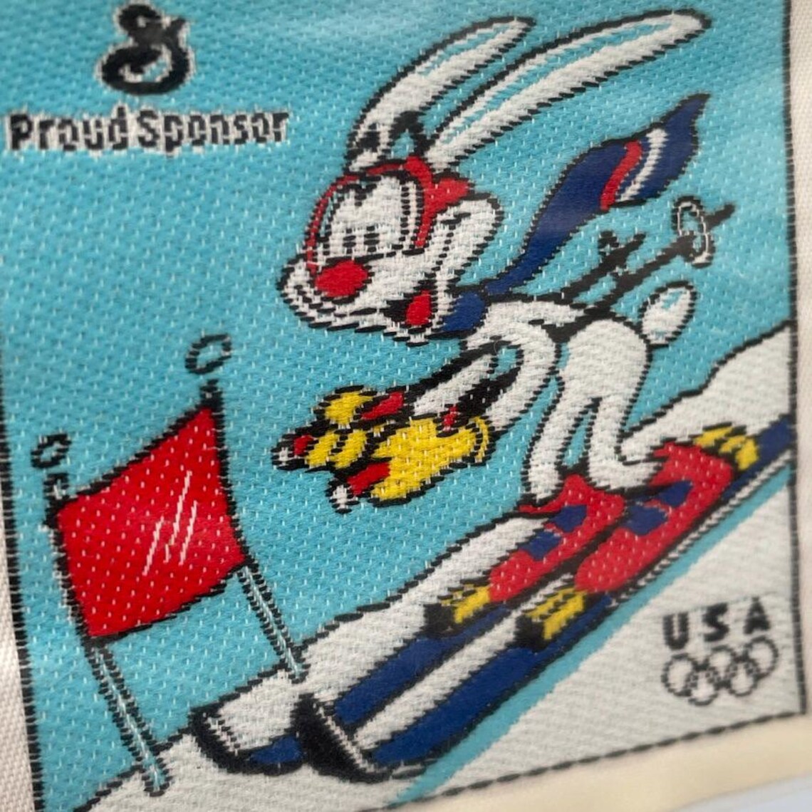 Trix Rabbit Olympic Skiing Cloth Patch or Sticker - Etsy