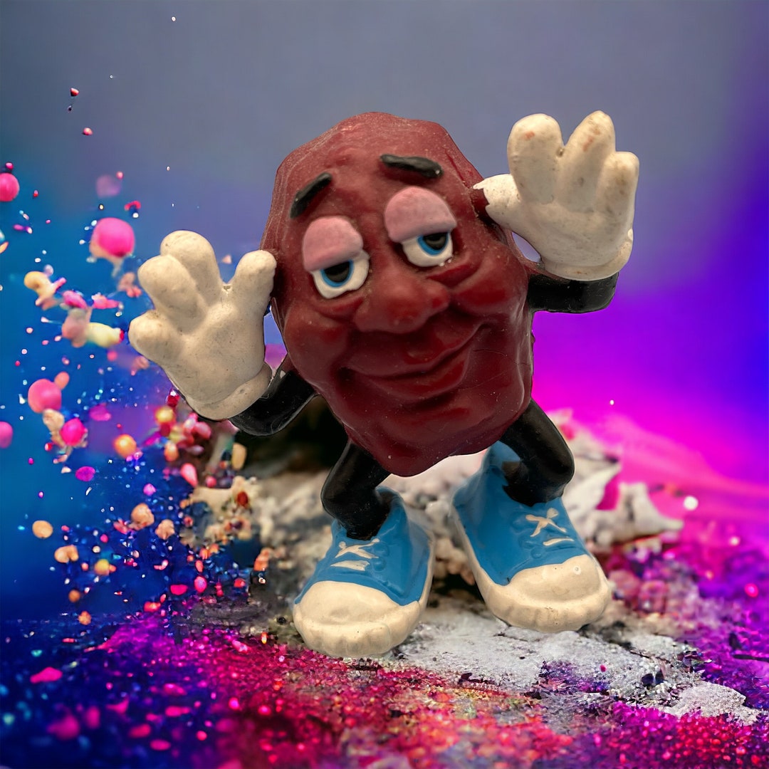 Vintage California Raisin PVC Figure, Hardee's Kid Meal Plastic ...