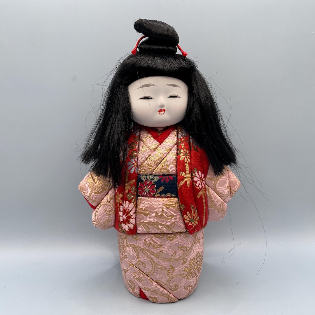 Japanese Kimekomi Girl Kimono Doll - Etsy