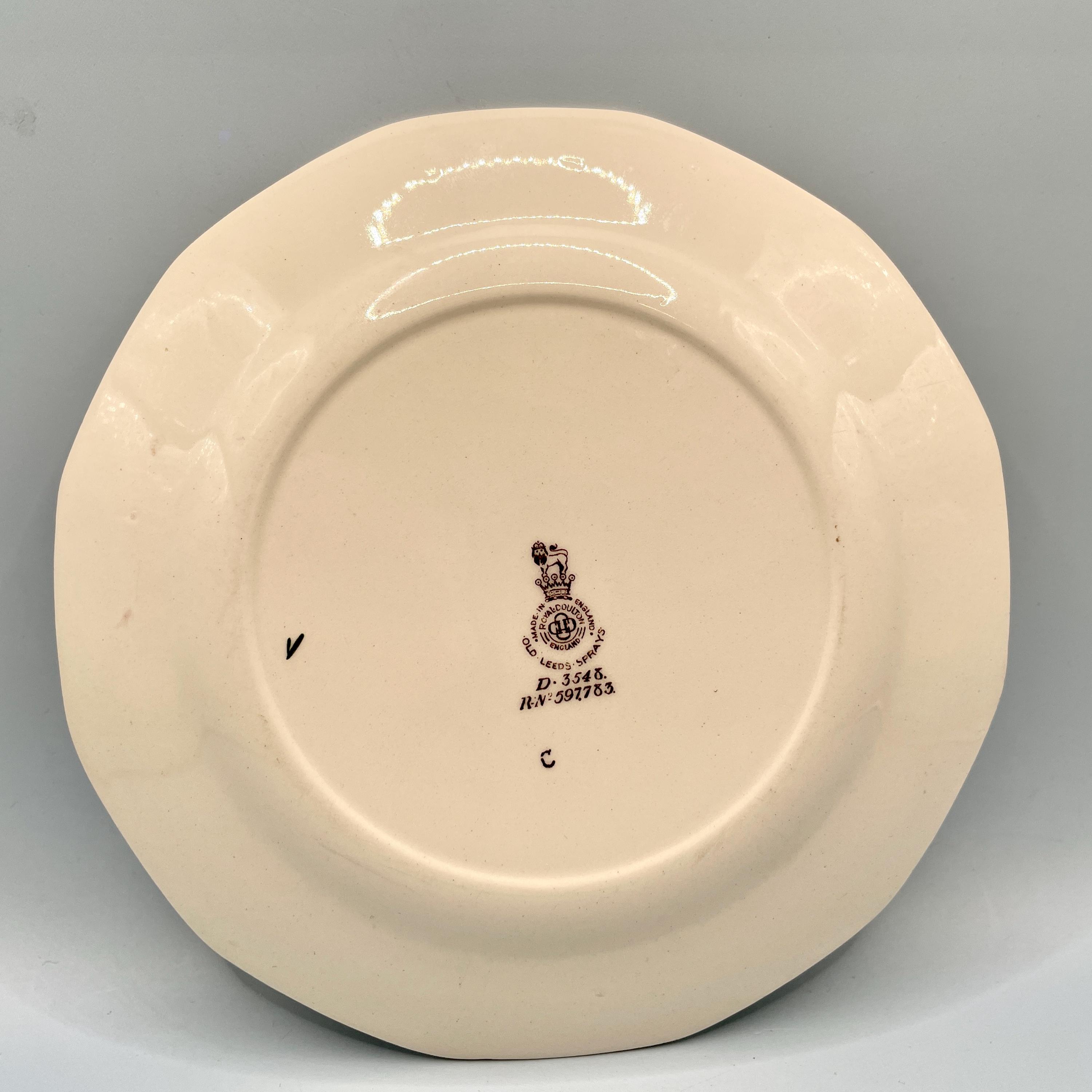 Royal Doulton Old Leeds Sprays Tea Set - Etsy