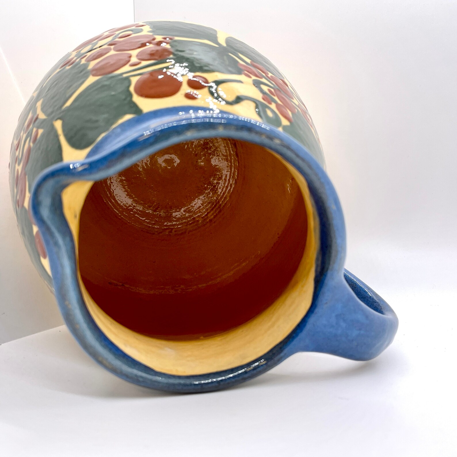 Vintage Erphila Pottery France Pitcher Vase Vintage French | Etsy