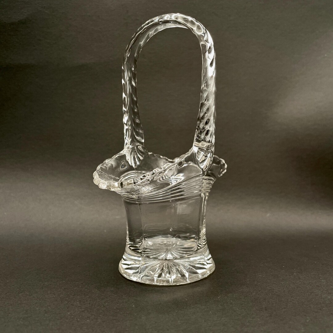 Small EAPG Decorative Basket - Etsy