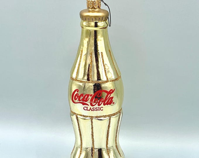 Gold Coca Cola Bottle Polonaise Ornament - Etsy