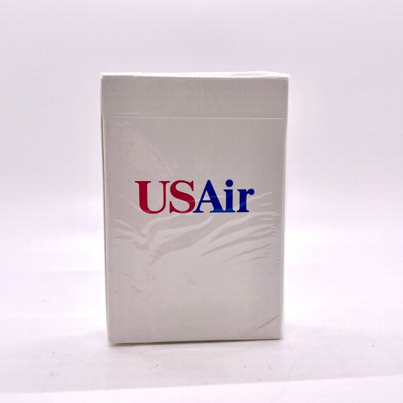 Vintage US Air Playing Cards in Flight Airline Cards Deck of | Etsy