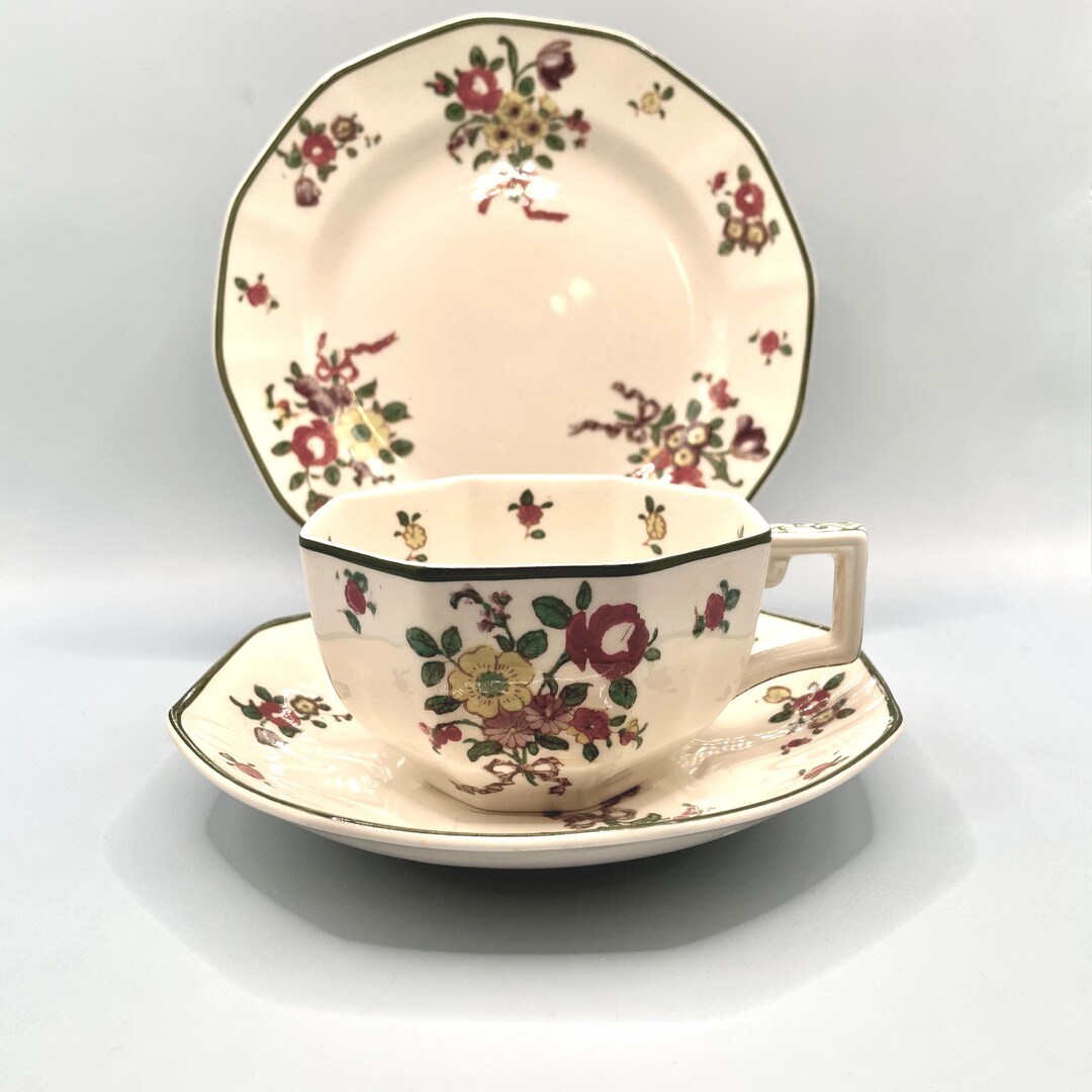 Royal Doulton Old Leeds Sprays Tea Set - Etsy