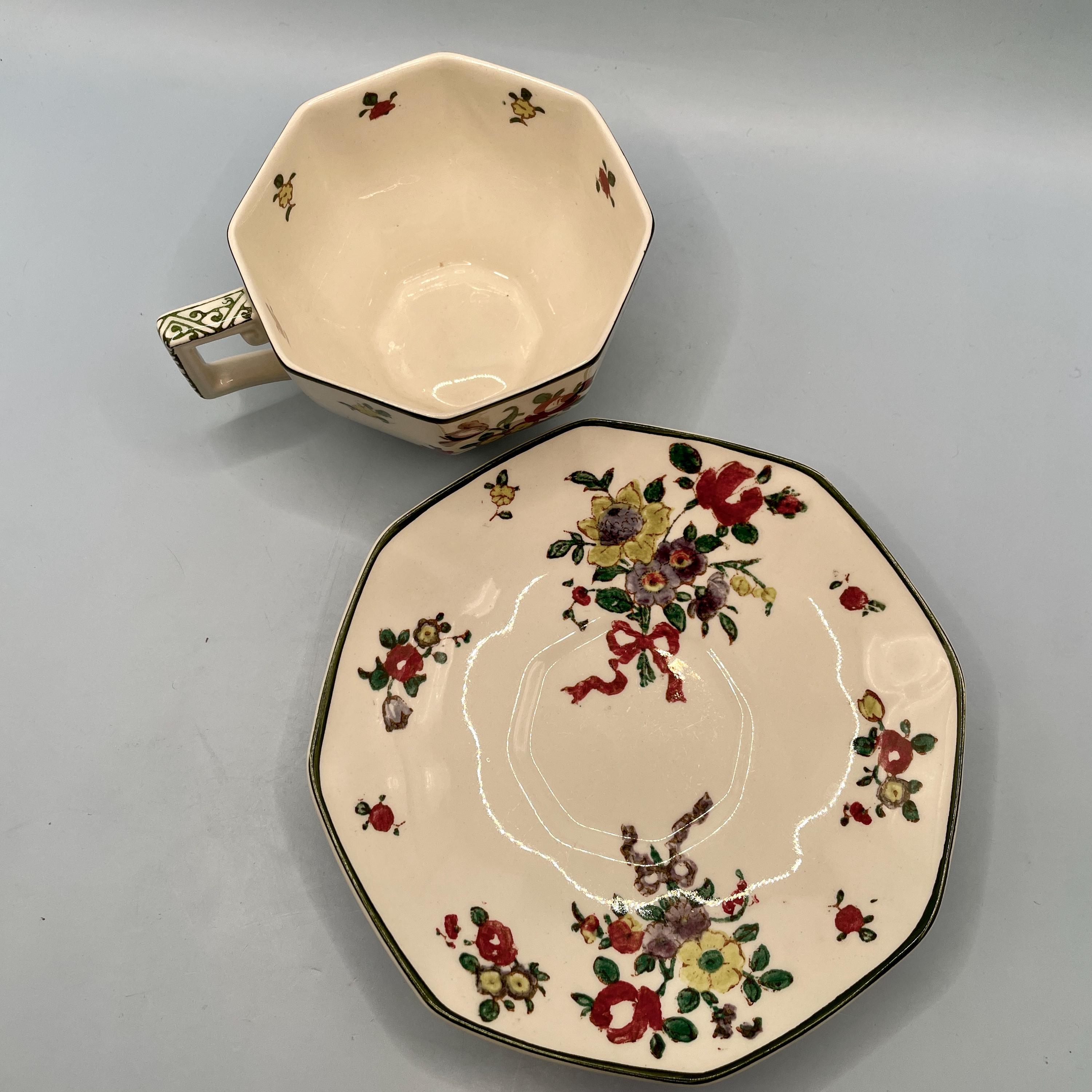 Royal Doulton Old Leeds Sprays Tea Set - Etsy