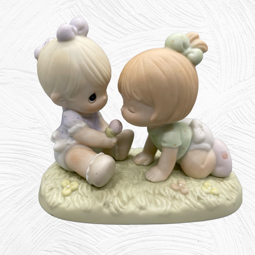 Precious Moments Good Friends Are Forever, Enesco Bisque Friends ...