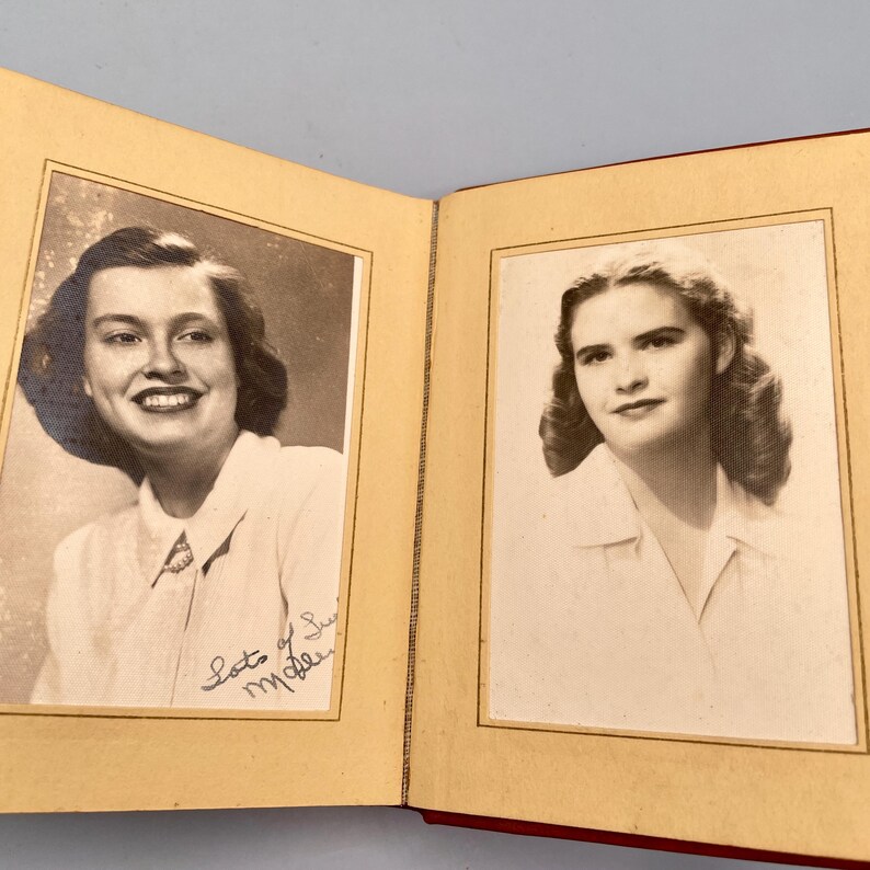 Vintage Pocket Size Photo Album With Pictures - Etsy