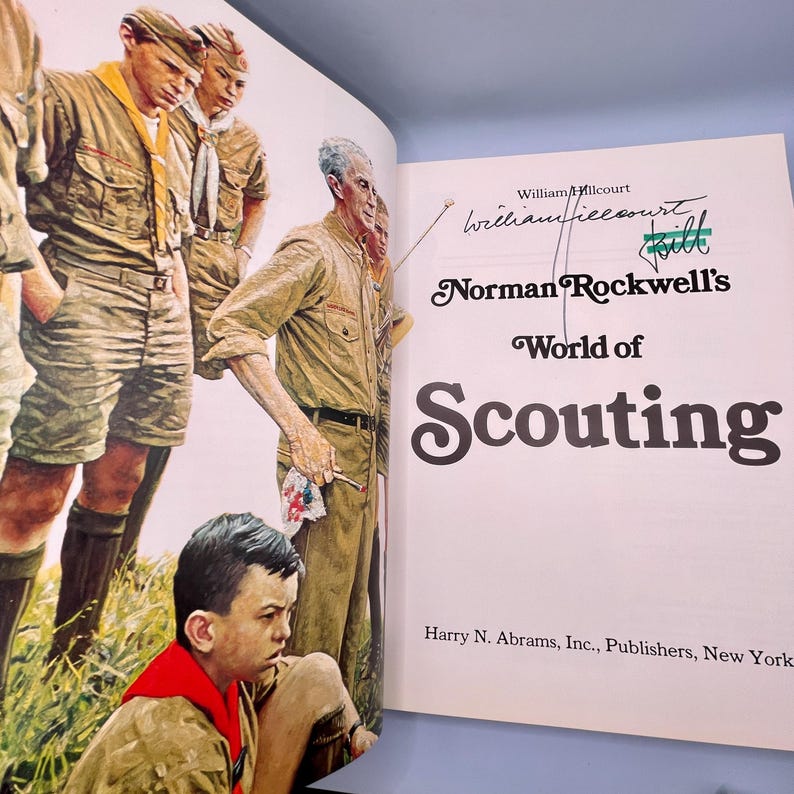 Norman Rockwell's World of Scouting - William Harcourt - Etsy