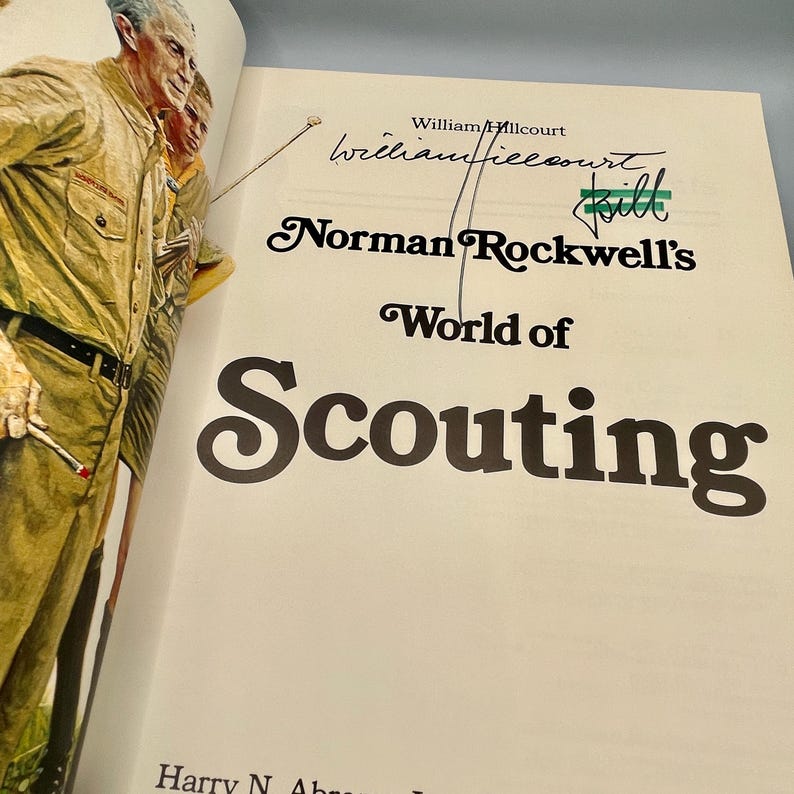 Norman Rockwell's World of Scouting - William Harcourt - Etsy