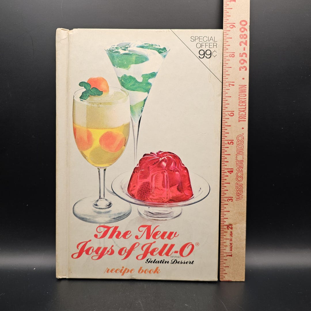 Vintage the New Joys of Jello 1974 Cookbook - Etsy