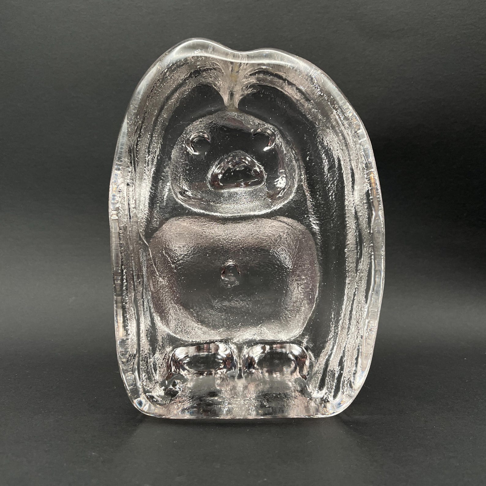 Swedish Glass Troll by Peter Johansson for Bergdala - Etsy