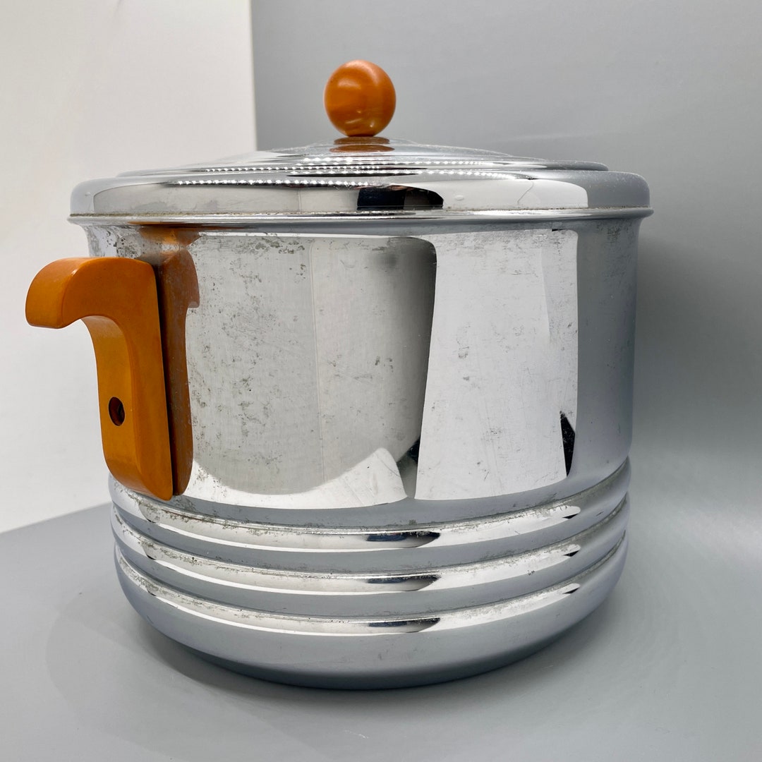 Vintage Keystoneware Chrome Plated Ceramic Lined Ice Bucket - Etsy