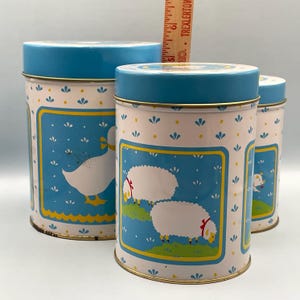 Farm Animal Nesting Tin Set - Etsy
