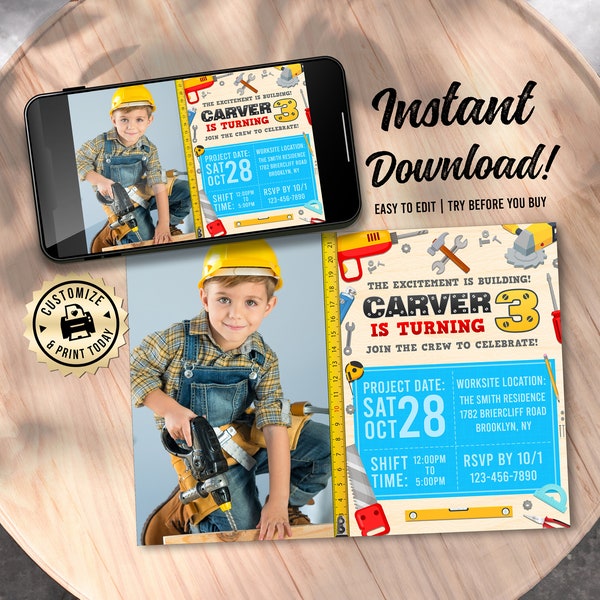 Engineer Birthday Invitation - Etsy