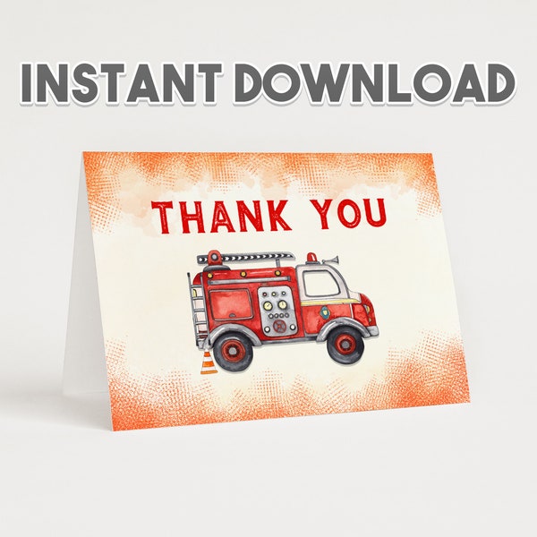 Fire Fighter Thank You - Etsy