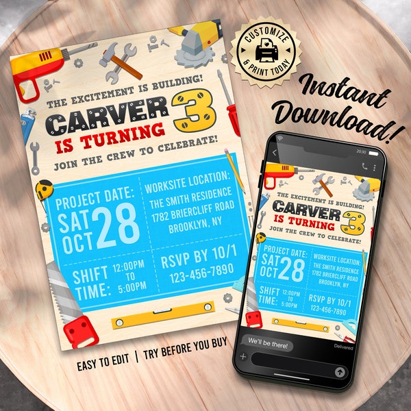 Engineer Birthday Invitation - Etsy