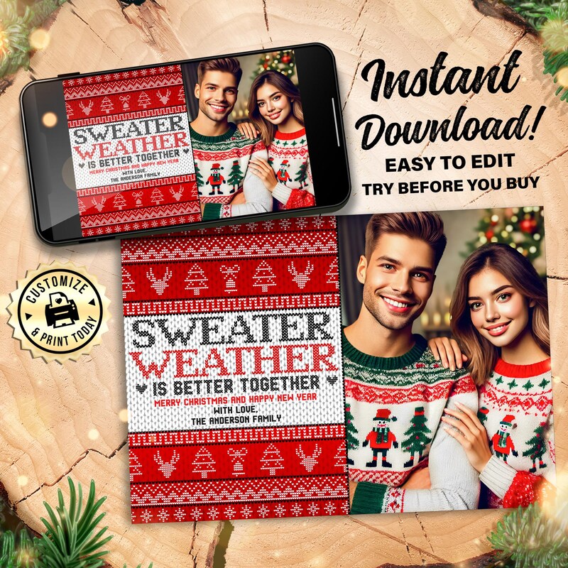 Sweater Weather Printable - Etsy