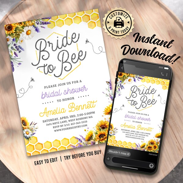 Bride to Bee - Etsy