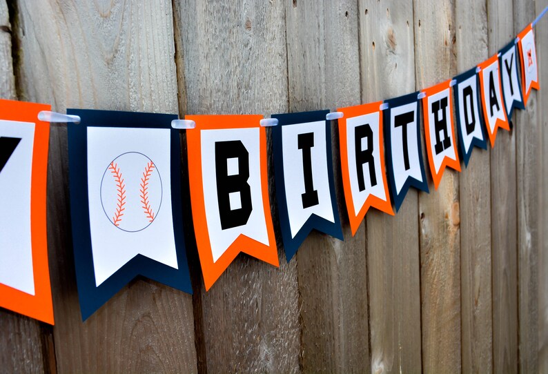 Astros Birthday Banner Baseball Birthday Party Banner Houston | Etsy